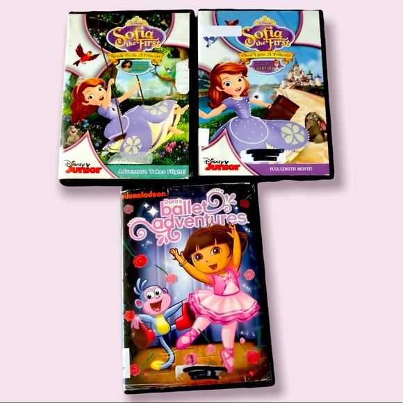 Media | Disney Junior Sofia The First And Doras Ballet Adventures Dvds ...